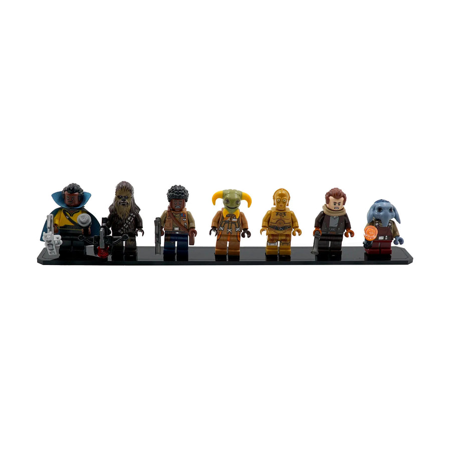 Acrylic Display Base with Studs for LEGO Minifigures | Brickcessories