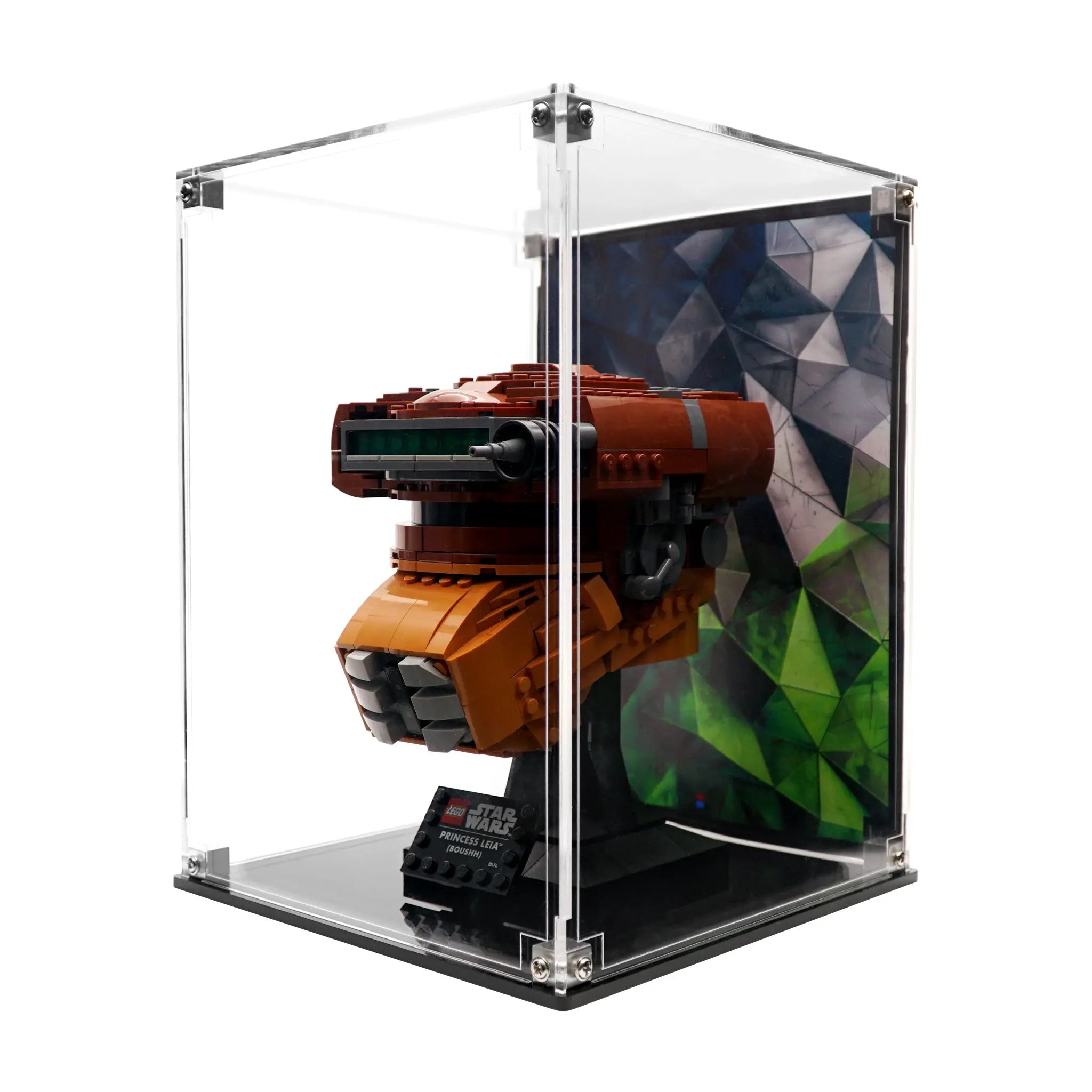 Display Case for LEGO 75351 Princess Leia (Boushh) Helmet | Brickcessories