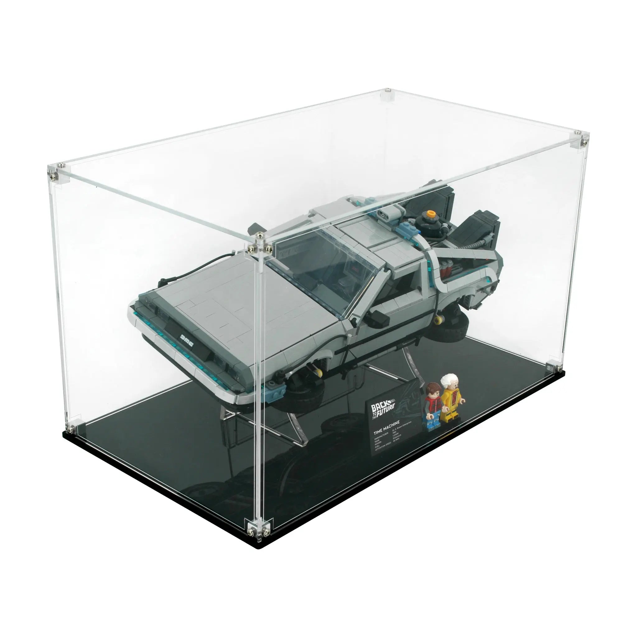 Display Case for 10300 - Back to the Future Time Machine DeLorean ...