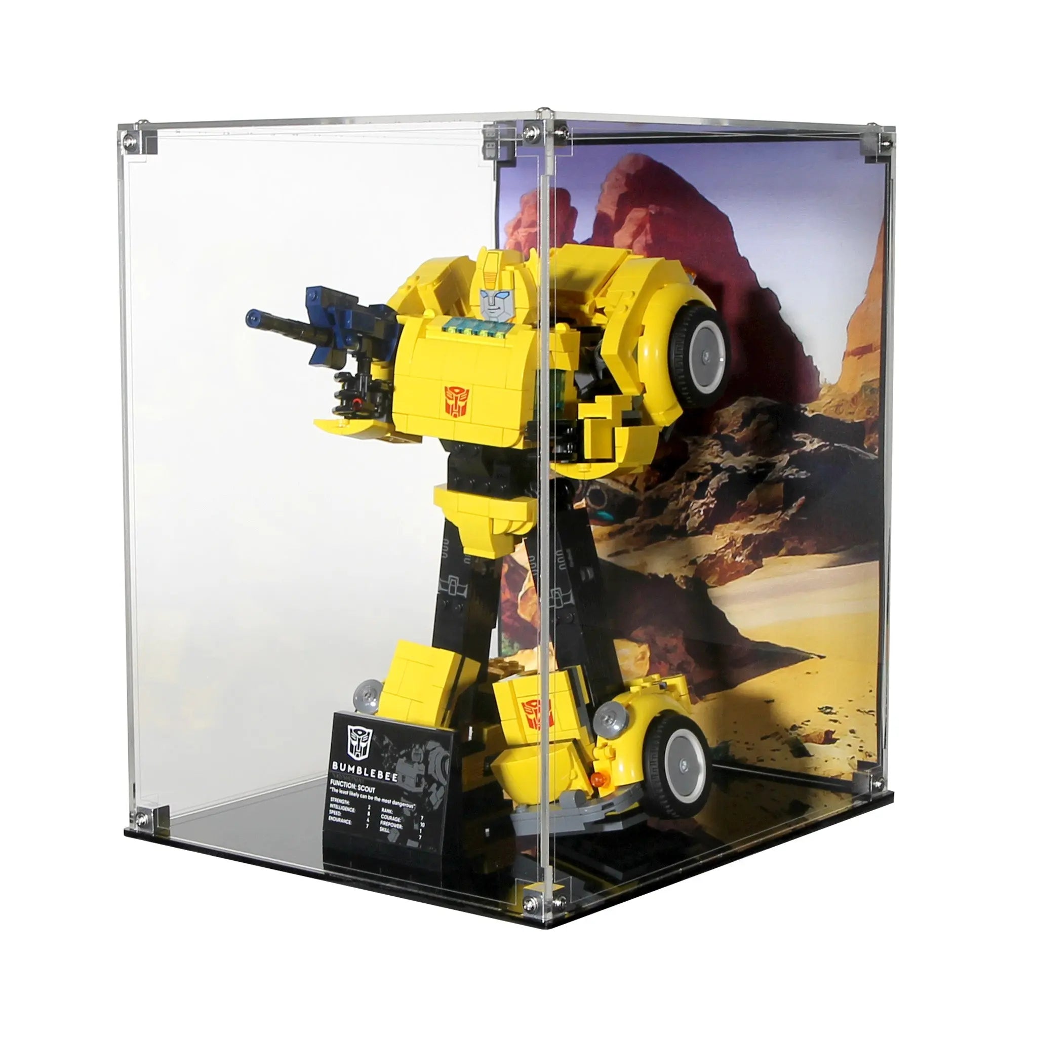 LEGO Bumblebee Display Case (10338 Transformers: Bumblebee ...