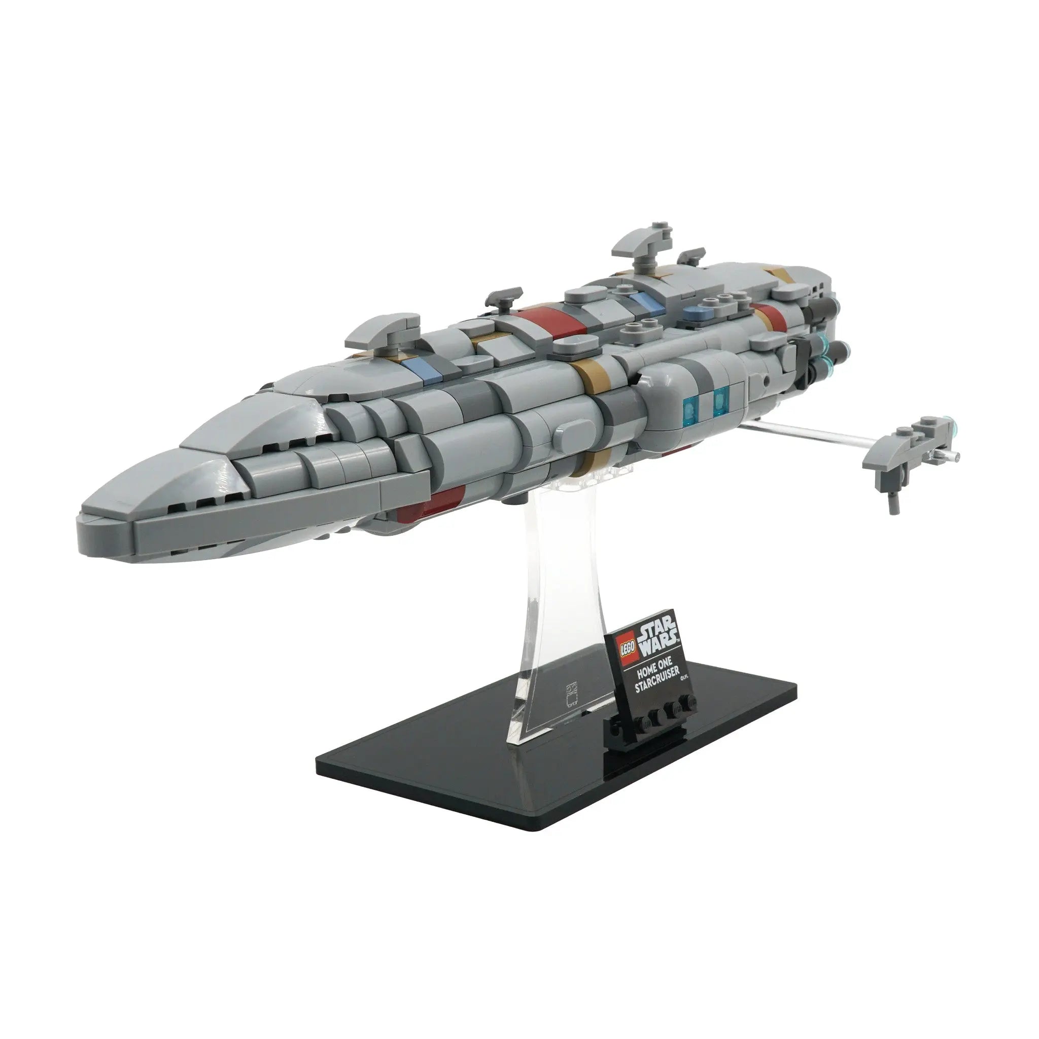 Acrylic Display Stand for LEGO 75405 Home One Starcruiser | Brickcessories
