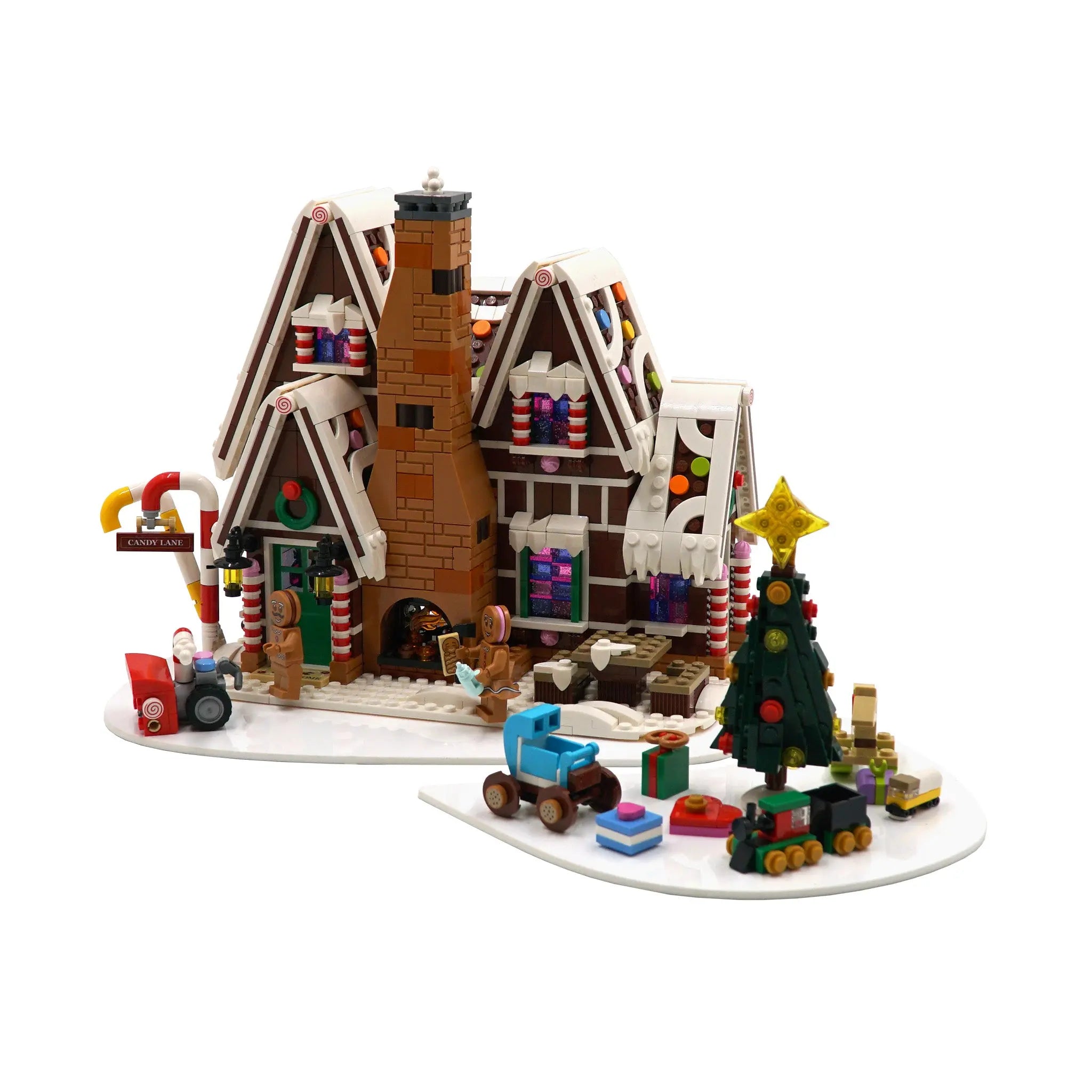 Display Base for LEGO® 10267 Gingerbread House | Brickcessories